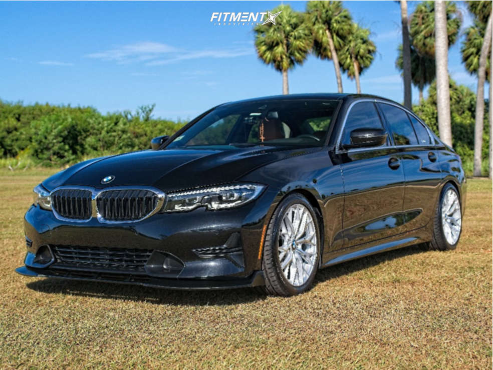 2020 BMW 330i Base with 18x9.5 MRR Gf5 and General 245x40 on Lowering ...