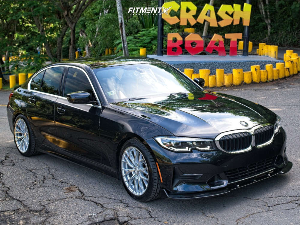 2020 BMW 330i Base with 18x9.5 MRR Gf5 and General 245x40 on Lowering ...