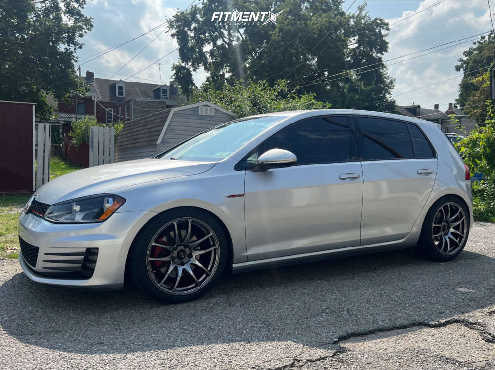2017 Volkswagen GTI S with 18x8.5 Vors Tr4 and Lexani 235x40 on ...