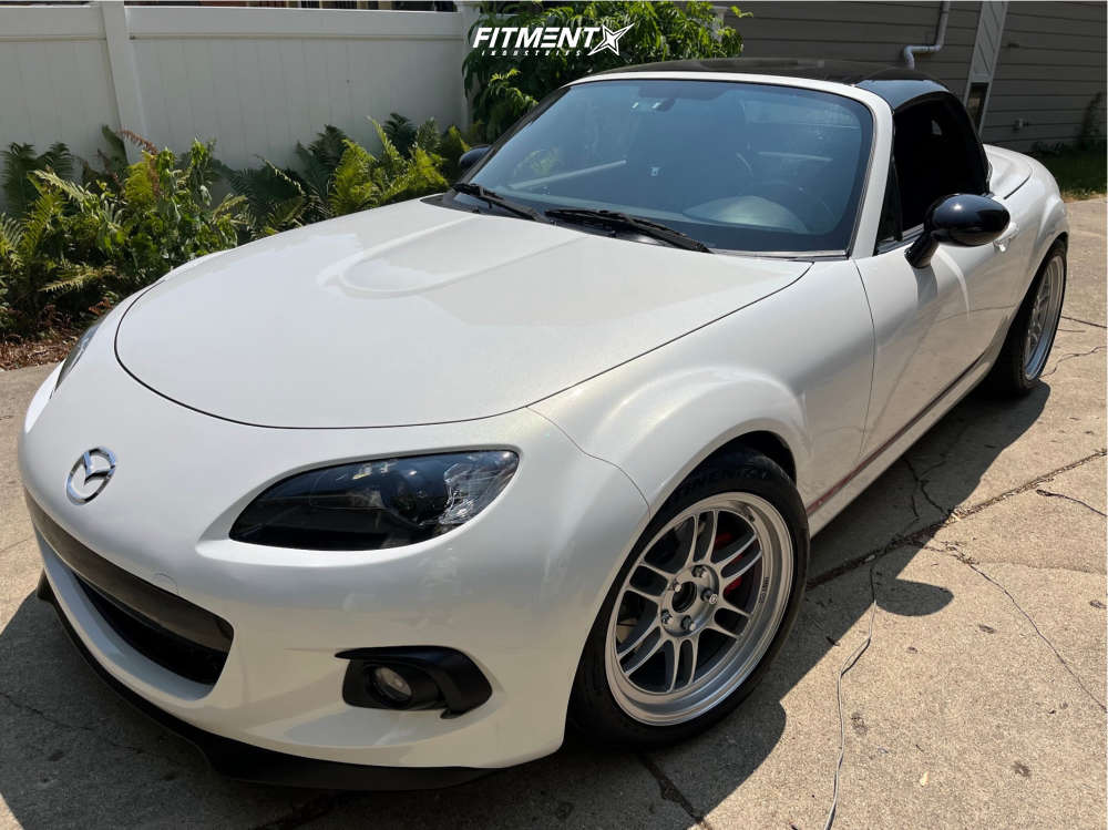 2013 Mazda MX-5 Miata Club with 17x9 Enkei Rpf1 and Continental 245x40 ...