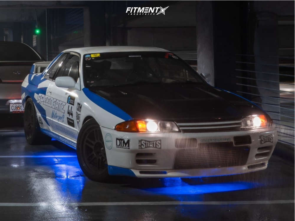 1990 Nissan Skyline GT-R with 18x9.5 Enkei RPF1 and Michelin 265x35 on ...