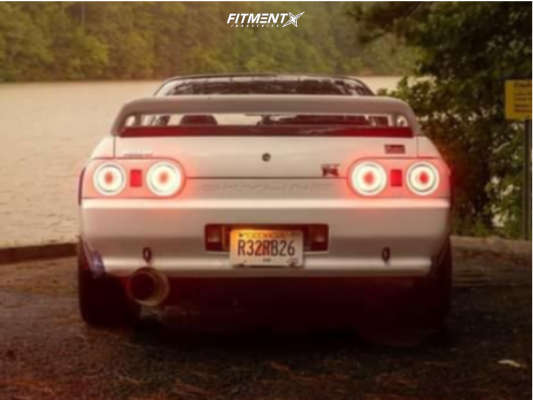 1990 Nissan Skyline GT-R with 18x9.5 Enkei RPF1 and Michelin 265x35 on ...