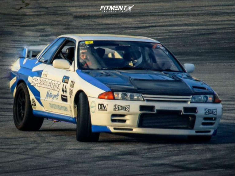 1990 Nissan Skyline GT-R with 18x9.5 Enkei RPF1 and Michelin 265x35 on ...