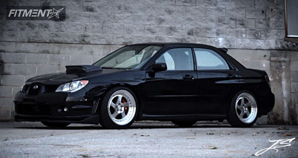 2006 Subaru WRX Base with 18x9.5 ESR Sr02 and Ohtsu 245x40 on Coilovers ...