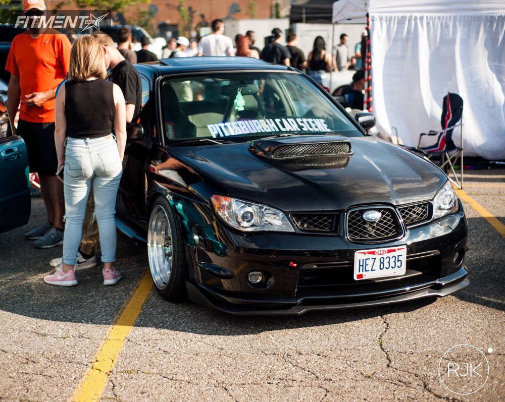 2006 Subaru WRX Base with 18x9.5 ESR Sr02 and Ohtsu 245x40 on Coilovers ...