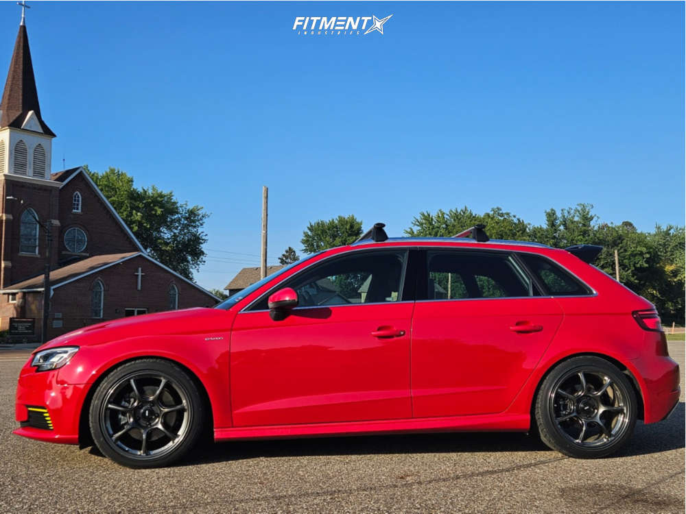 2017 Audi A3 Sportback E-tron Prestige with 18x8.5 Konig Ultragram and ...