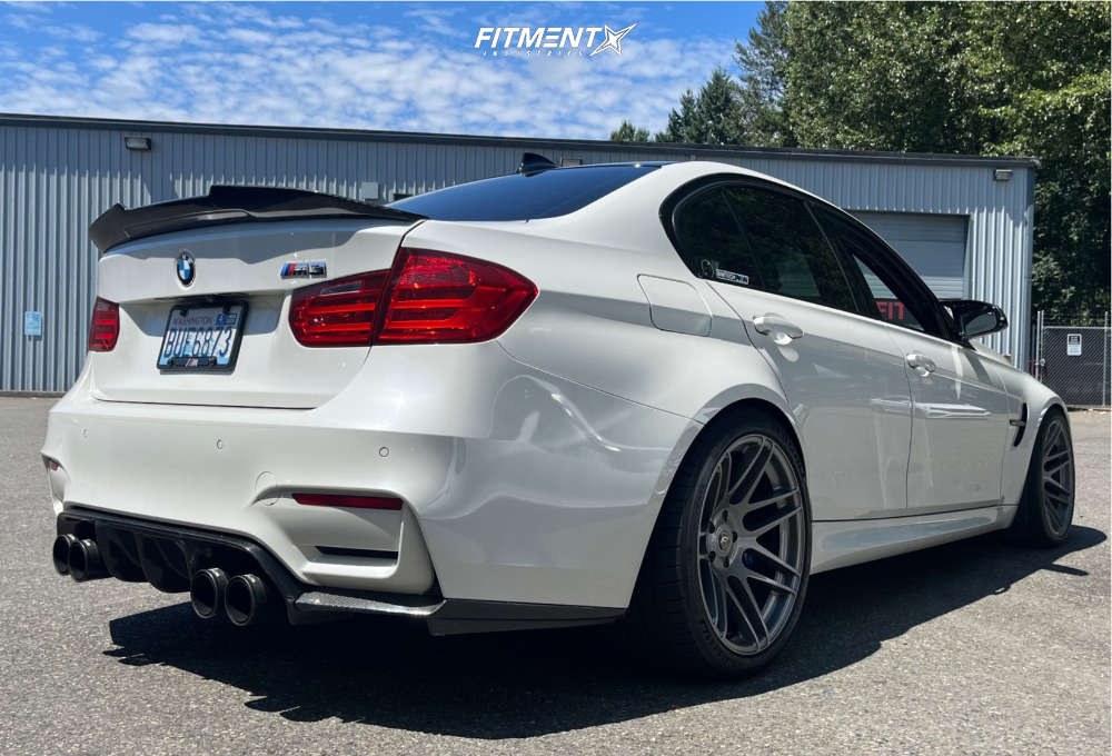 2015 BMW M3 Base with 19x9.5 Forgestar F14 and Michelin 275x30 on ...