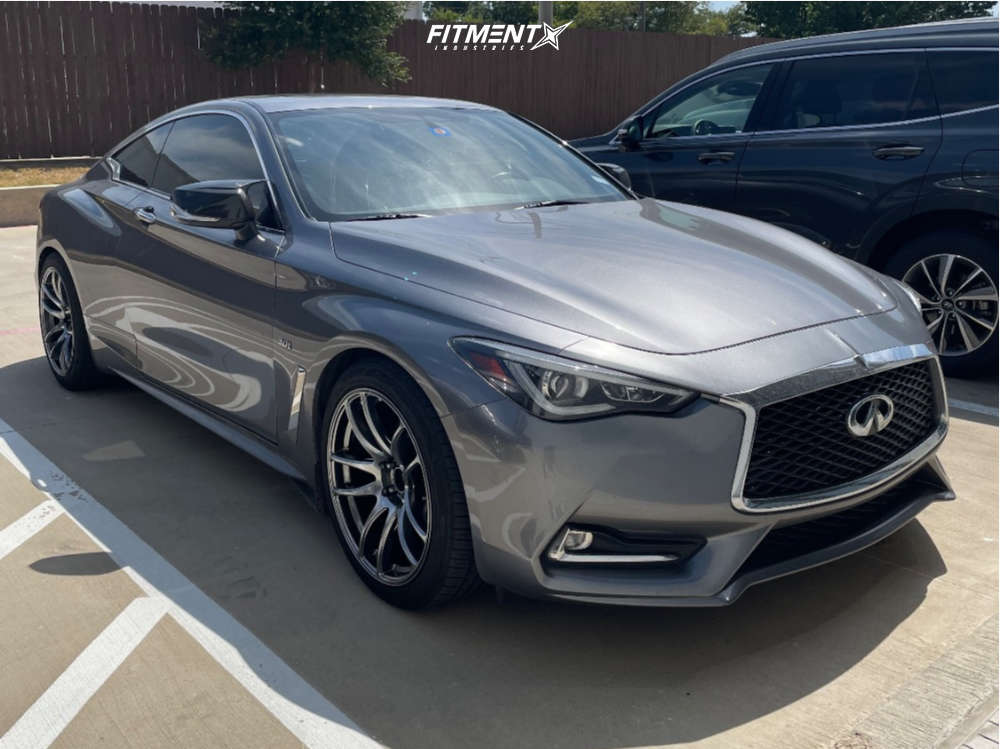 2018 INFINITI Q60 Luxe with 19x9.5 Vors Tr4 and Michelin 255x40 on ...