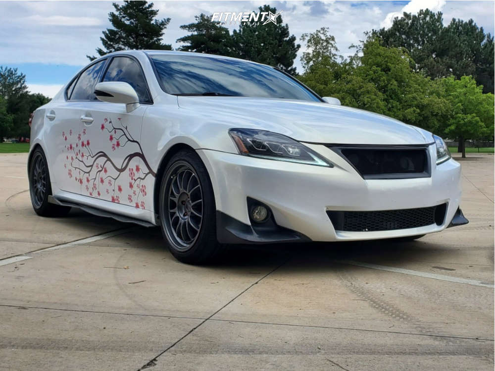 2009 Lexus IS250 Base with 18x9 Kansei Corsa and Kumho 225x45 on ...