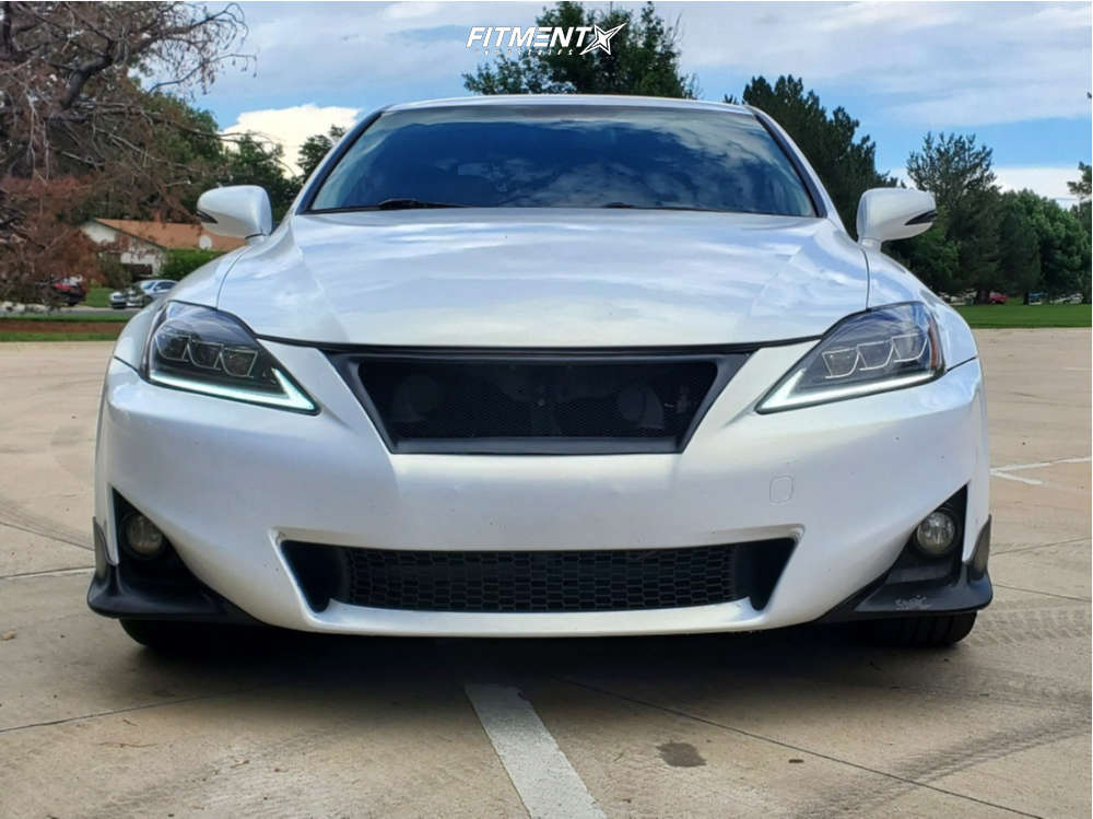 2009 Lexus IS250 Base with 18x9 Kansei Corsa and Kumho 225x45 on ...