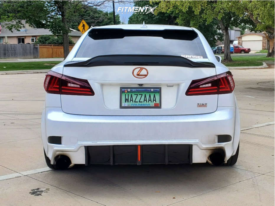 2009 Lexus IS250 Base with 18x9 Kansei Corsa and Kumho 225x45 on ...