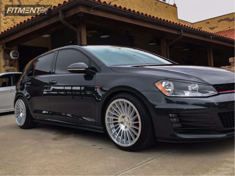 2017 Volkswagen GTI SE with 18x9.5 Rotiform Ind-t and Giavani 255x35 on ...