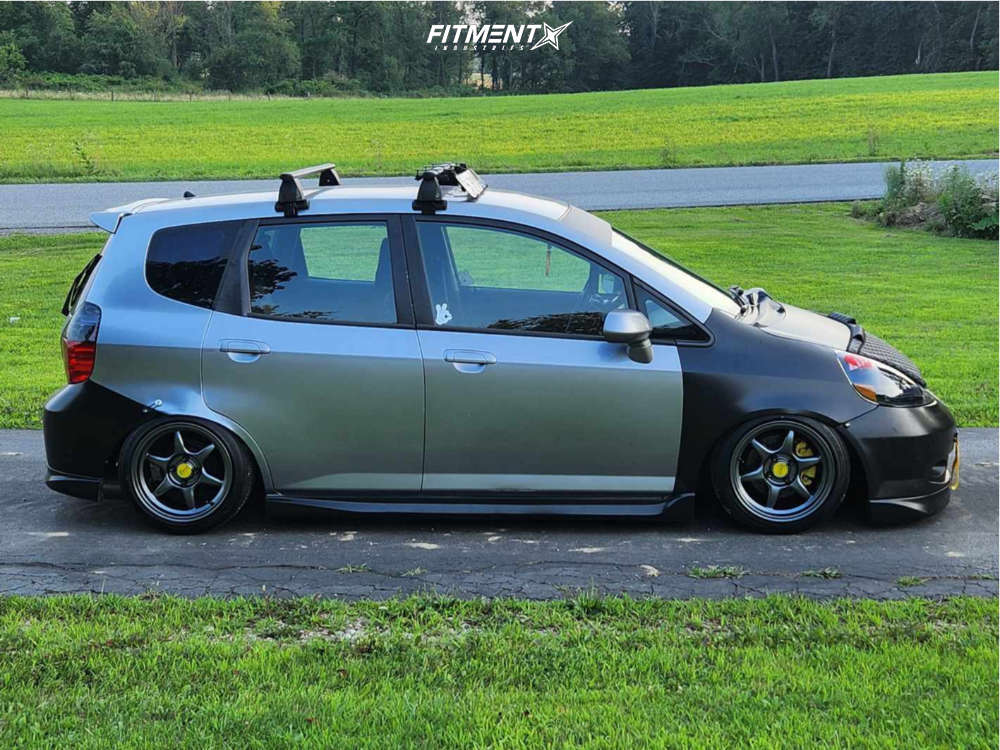 2007 Honda Fit Sport with 15x8 Kansei Tandem and Toyo Tires 195x40 on Air Suspension | 2730655 ...