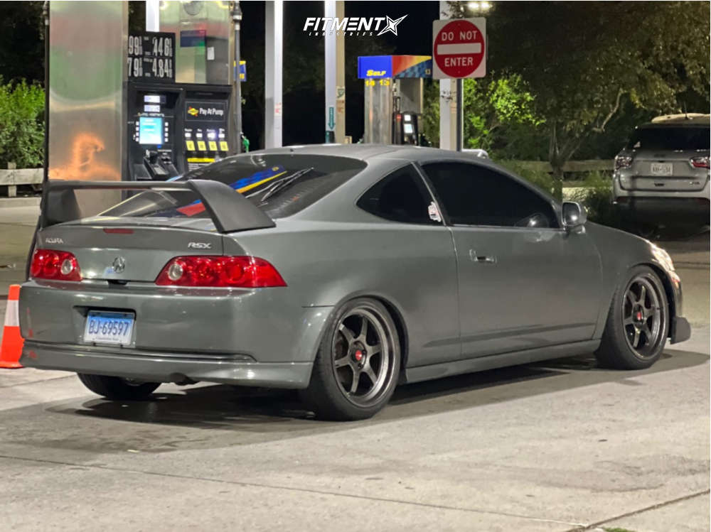 2005 Acura RSX Base with 18x8.5 Aodhan Ah08 and Lexani 215x35 on Coilovers | 2730790 | Fitment ...