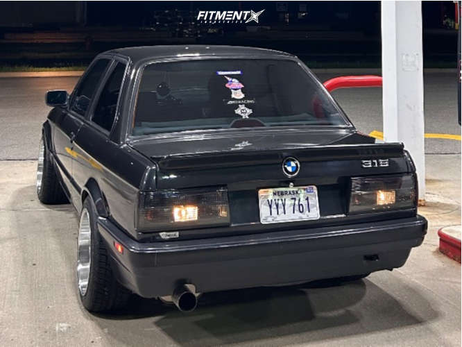 1991 BMW 318is Base with 16x8.5 ARC Ar3 and BFGoodrich 205x50 on ...