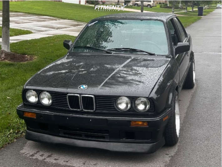 1991 BMW 318is Base with 16x8.5 ARC Ar3 and BFGoodrich 205x50 on ...