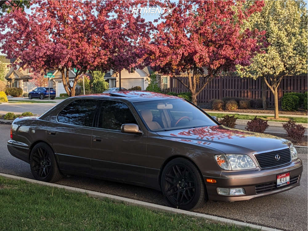 1998 Lexus LS400 Base with 18x8.5 ESR Rf1 and Michelin 245x45 on ...