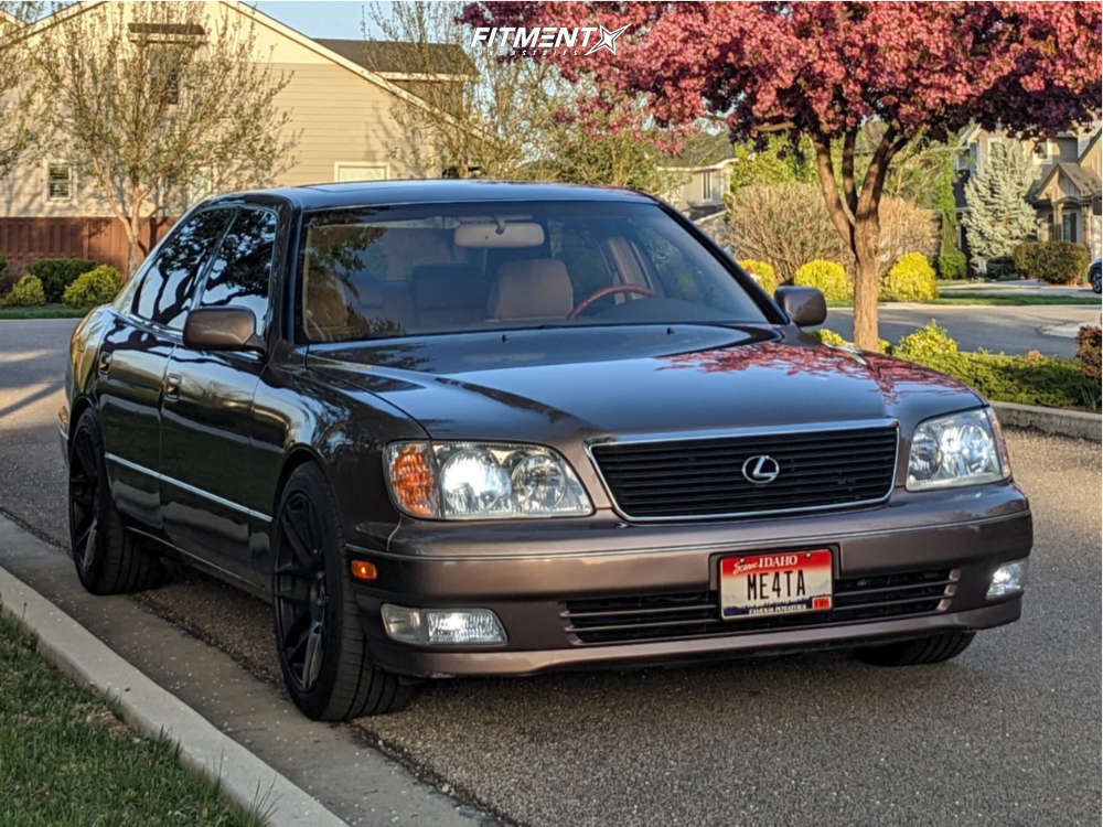 1998 Lexus LS400 Base with 18x8.5 ESR Rf1 and Michelin 245x45 on ...