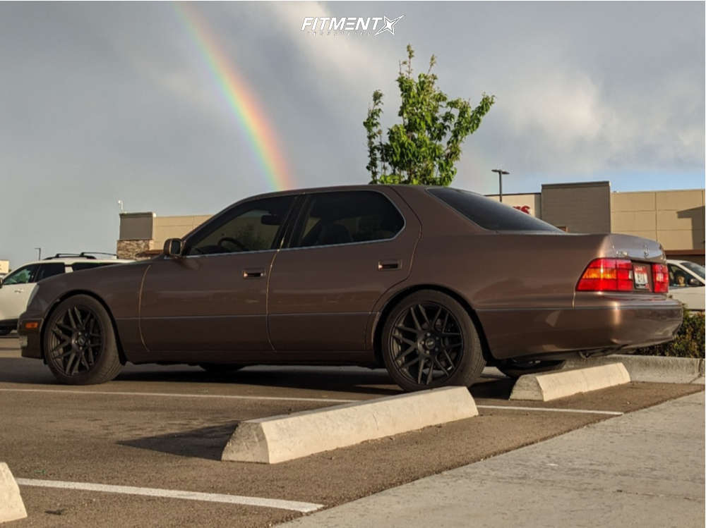 1998 Lexus LS400 Base with 18x8.5 ESR Rf1 and Michelin 245x45 on ...