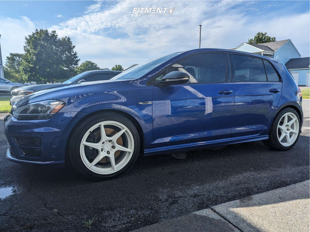 2016 Volkswagen Golf R DCC and NAV with 18x8.5 Anovia Titan and ...