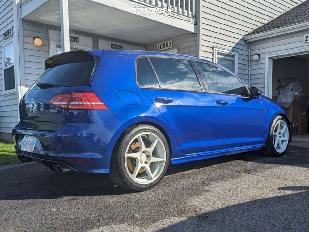 2016 Volkswagen Golf R DCC and NAV with 18x8.5 Anovia Titan and ...