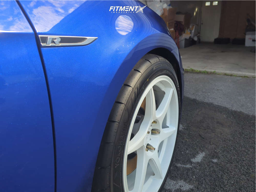 2016 Volkswagen Golf R DCC and NAV with 18x8.5 Anovia Titan and ...