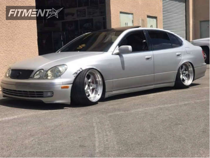1999 Lexus GS400 Base with 19x10.5 Work Meister S1r and Continental ...