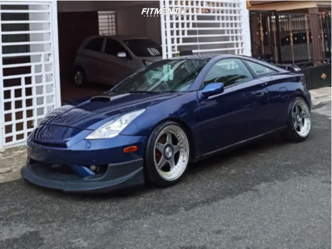 2002 Toyota Celica GTS with 18x9.5 OZ Racing Futura and Achilles 225x45 ...