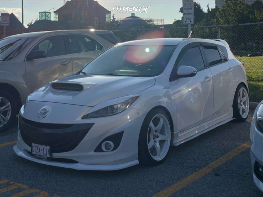 2013 Mazda 3 Mazdaspeed with 18x9.5 Gram Lights 57cr and Firestone ...