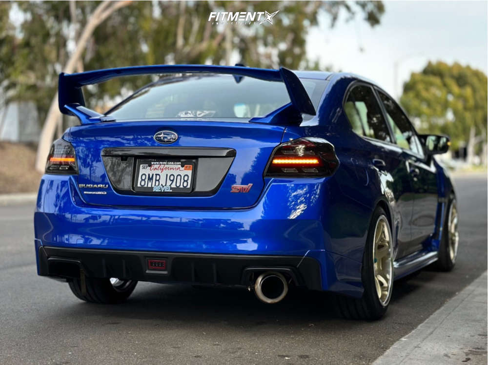 2019 Subaru WRX STI Base with 18x9.5 SSR Reiner Type-6 and Yokohama ...