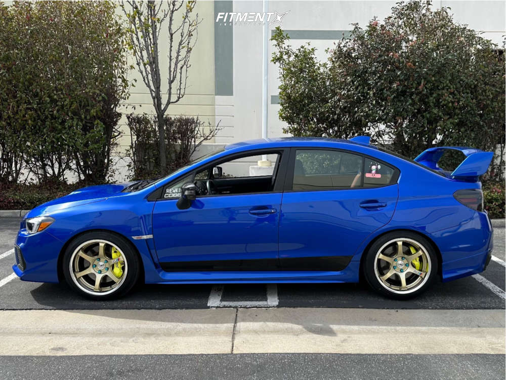 2019 Subaru WRX STI Base with 18x9.5 SSR Reiner Type-6 and Yokohama ...