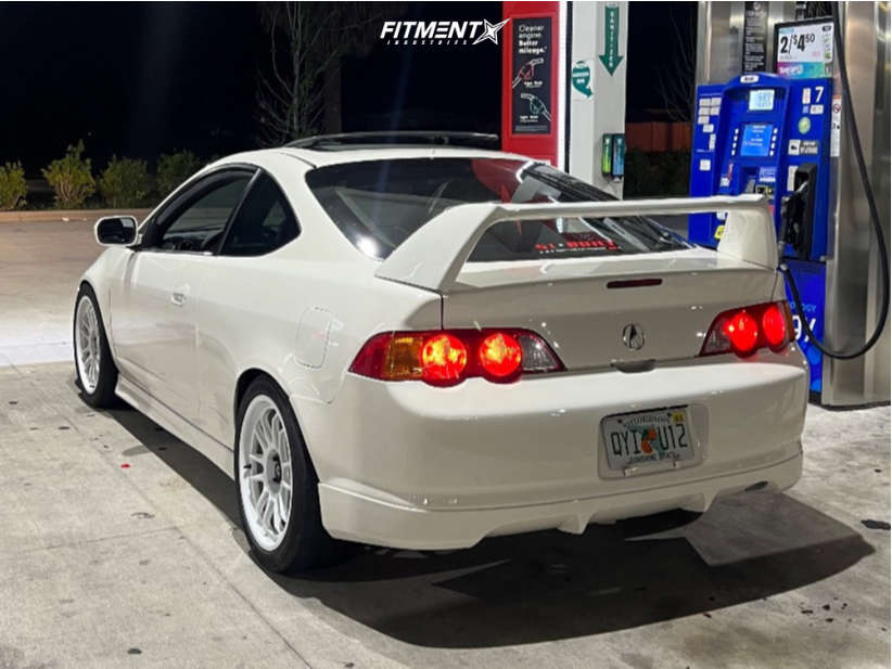 2003 Acura RSX Base with 18x9 Cosmis Racing XT-206R and Falken 245x40 on Coilovers | 2734945 ...