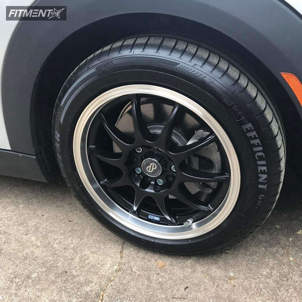 2015 Mini Cooper Coupe S with 16x7 Enkei J10 and Goodyear 195x55 on ...