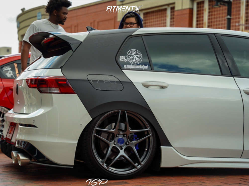 2023 Volkswagen Golf R Base with 19x8.5 Kansei Astro and Atlas 215x35 ...