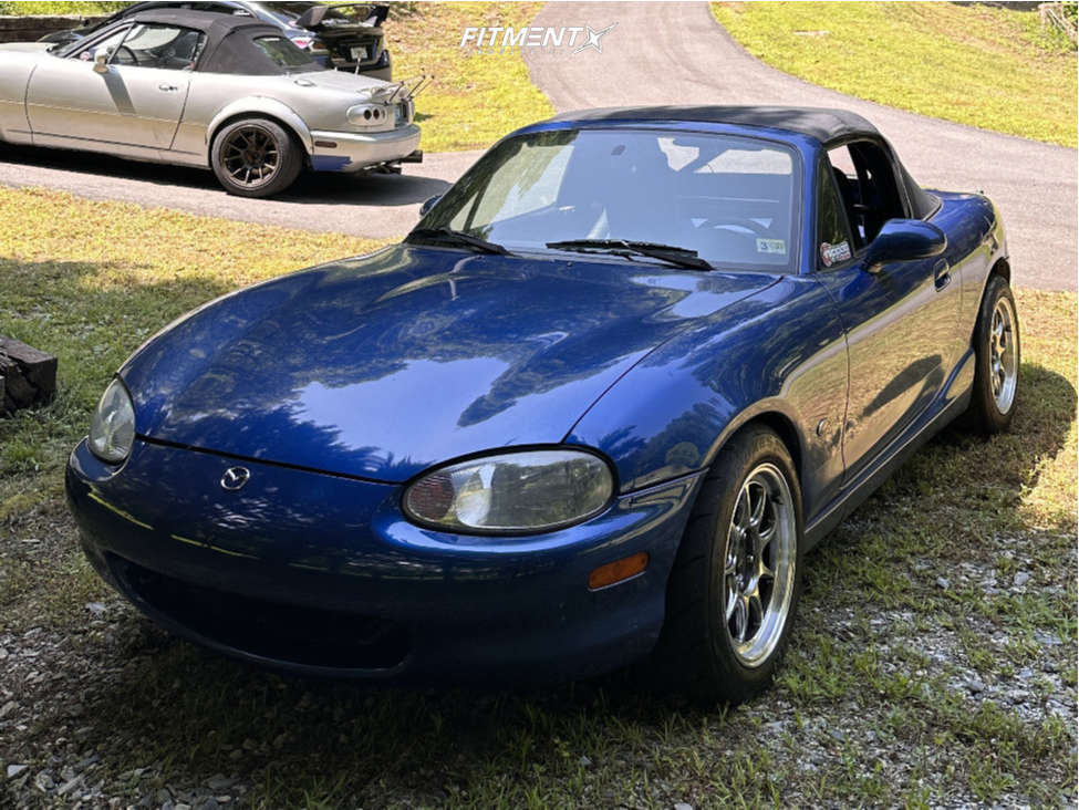 1999 Mazda Miata 10th Anniversary with 15x8 Konig Countergram and Toyo ...