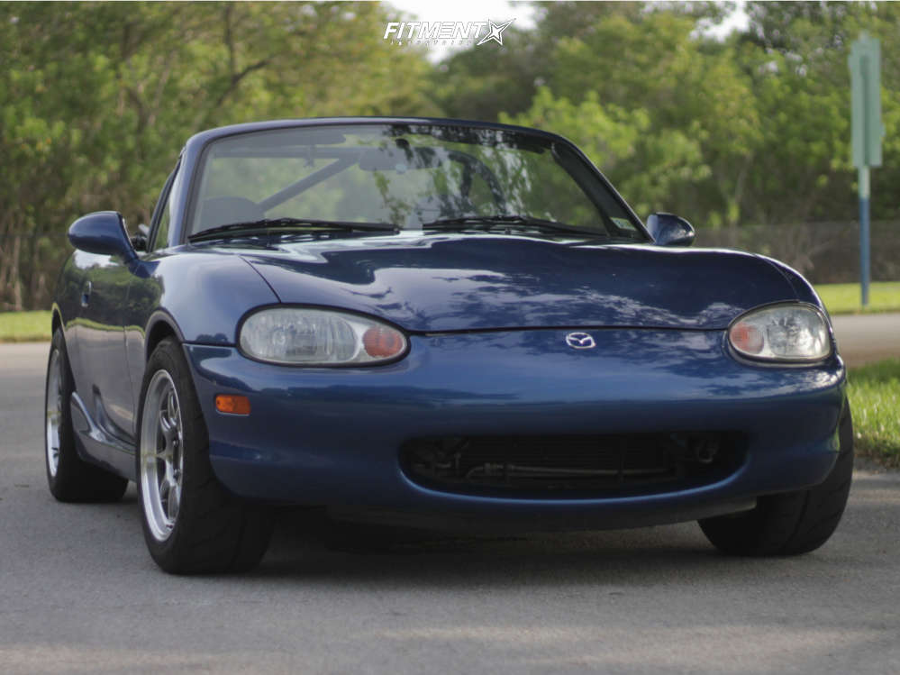 1999 Mazda Miata 10th Anniversary with 15x8 Konig Countergram and Toyo ...