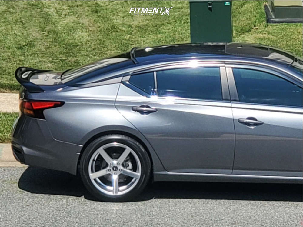 2020 Nissan Altima SR with 19x8.5 Vors Tr5 and Hankook 245x45 on Stock ...