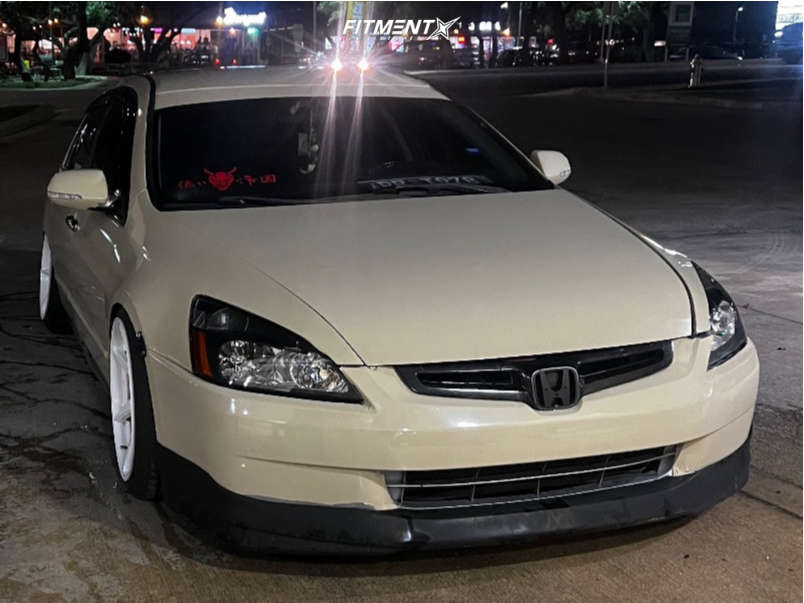 2005 Honda Accord LX with 18x9.5 Anovia Titan and Vercelli 215x40 on ...