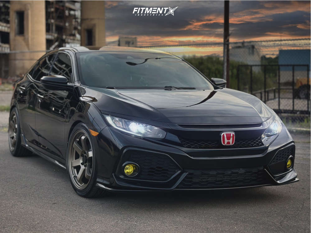 2019 Honda Civic Sport with 18x8.5 AVID1 Av6 and Hankook 235x40 on ...