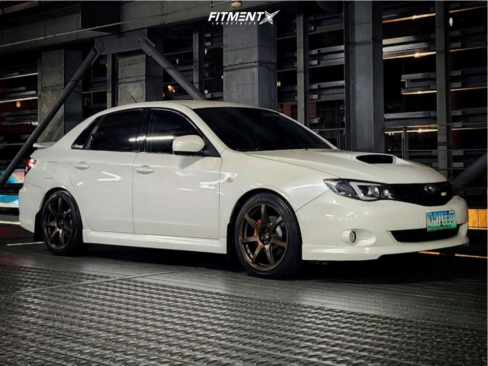 2009 Subaru Impreza WRX with 18x8.5 Rota Vector Pro and Dunlop 225x45 ...