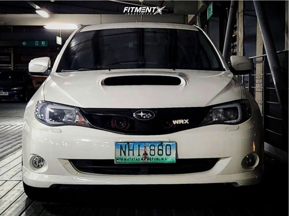 2009 Subaru Impreza WRX with 18x8.5 Rota Vector Pro and Dunlop 225x45 ...