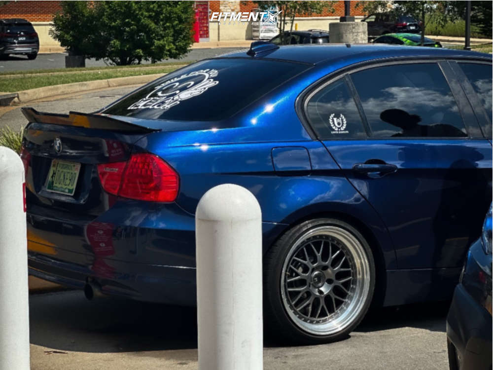 2011 BMW 335i XDrive Base with 18x9.5 Aodhan Ah02 and Continental ...