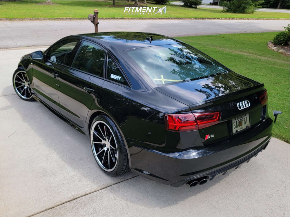 2017 Audi S6 Premium Plus with 20x10 Ferrada Cm2 and Continental 265x35 on Stock Suspension ...