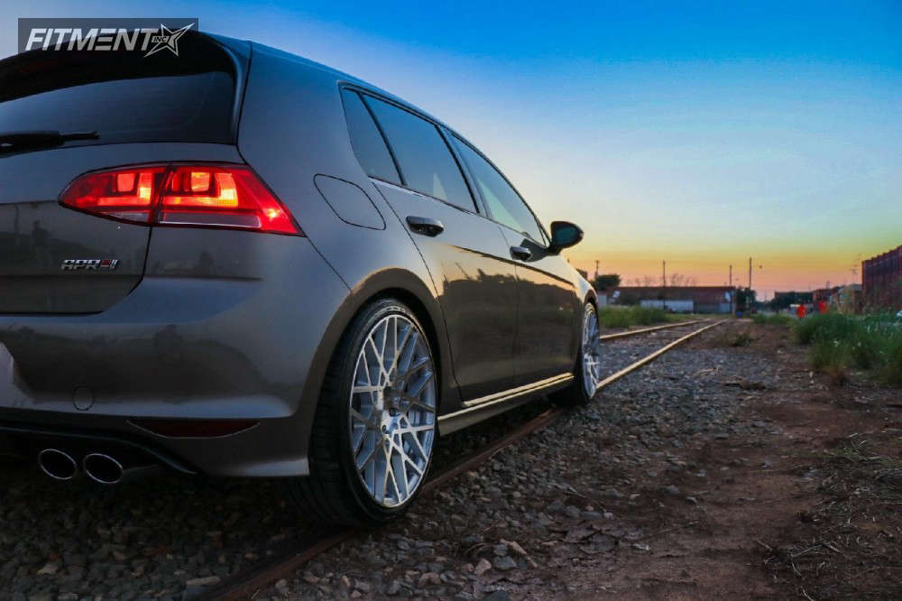 2016 Volkswagen Golf SEL with 19x8.5 Rotiform Blq and Bridgestone ...