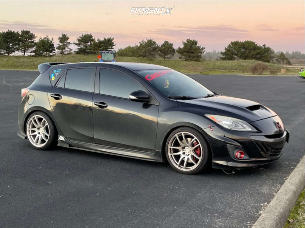 2012 Mazda MazdaSpeed3 Tech Package with 18x10 ESR Sr08 and Michelin ...