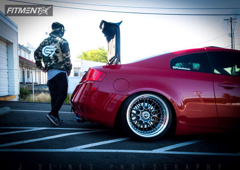 2003 INFINITI G35 Base with 19x10.5 Work VS MX and Toyo Tires 245x35 on ...