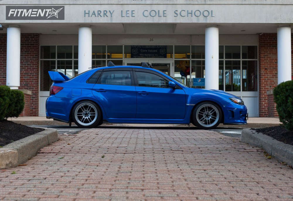 2011 Subaru WRX Base with 18x9.5 Enkei RPF1 and Firestone 255x35 on ...
