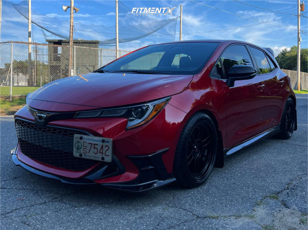 2021 Toyota Corolla SE with 18x9.5 Enkei Rpf1 and Continental 255x35 on ...