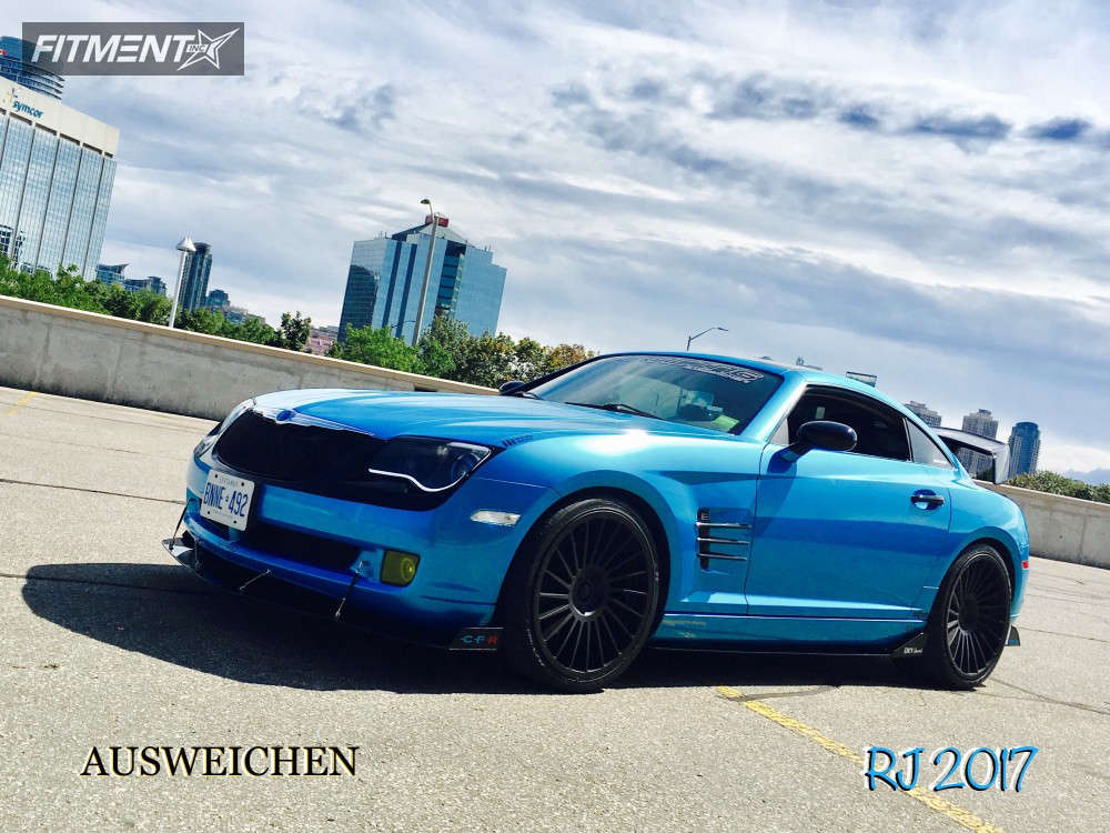 2004 Chrysler Crossfire Base with 19x8.5 Rotiform Ind-t and Falken ...