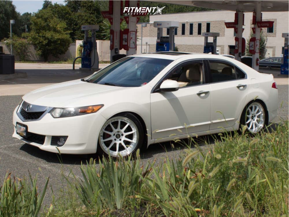 2009 Acura TSX Base with 19x8.5 ESR Cs12 and Goodyear 235x40 on ...